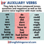 Auxiliary Verbs - Grammar Lessons - English in General